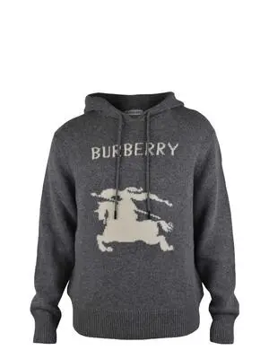Burberry Cashmere Blend Hoodie - Gray