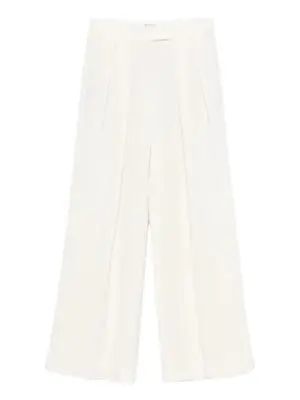 Brunello Cucinelli Trousers Palazzo Pants - White