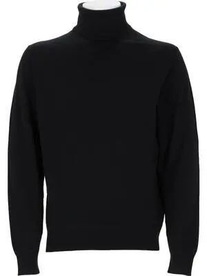 TOM FORD Dolcevita In Pura Lana A Maglia Fine - Black