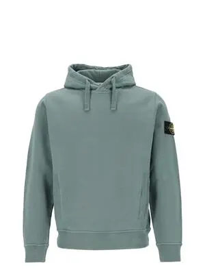 Stone Island Stone Island Brushed Organic Cotton Hoodie Green