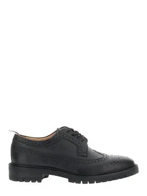Thom Browne Pebble-grain Leather Longwing Brogues - Multicolor