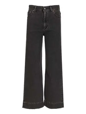 Chloé Cotton Denim Jeans - Black