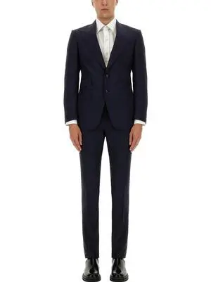 TOM FORD Abito Grand Overcheck Shelton - Blue