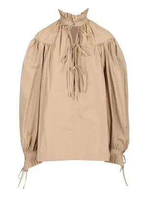 DRIES VAN NOTEN DRIES VAN NOTEN Cotton Poplin Blouse With Ruffles