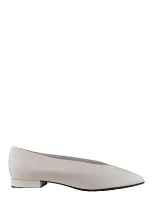 Loro Piana Rebecca Ballerinas - White