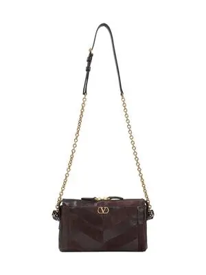 Valentino Garavani Small Panthea Shoulder Bag - Brown