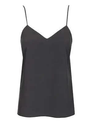 Max Mara Silk Canvas Top - Blue