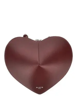Alaïa Le Coeur' Leather Bag - Red