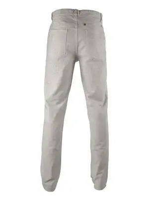 Givenchy Distressed Slim-fit Jeans - White