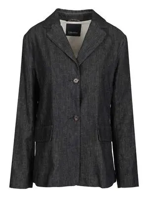 Max Mara Leone Stretch Denim Jacket - Blue