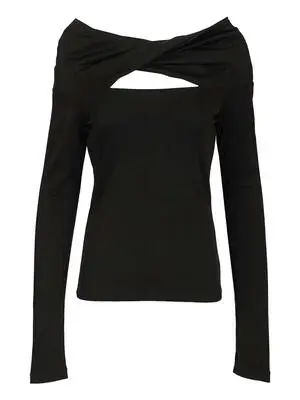 Max Mara Orafa Off-shoulder Top - Black