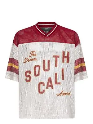 Amiri Amiri Men Ivory South Cali Openwork Leather Jersey Multicolor