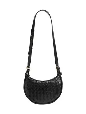 Bottega Veneta BOTTEGA VENETA Leather Crossbody Bag Black