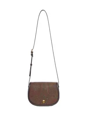 Etro Paisley Pattern Shoulder Bag - Brown