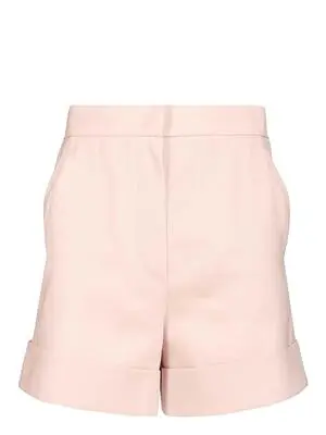 Max Mara Wool And Silk Canvas Shorts - Multicolor