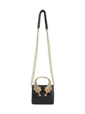Roberto Cavalli Roar Shoulder Bag - Black