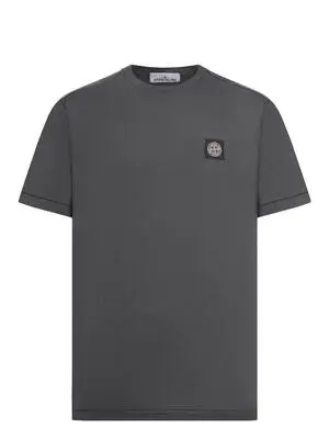 Stone Island Short-sleeve T-shirt With Compass Patch - Multicolor