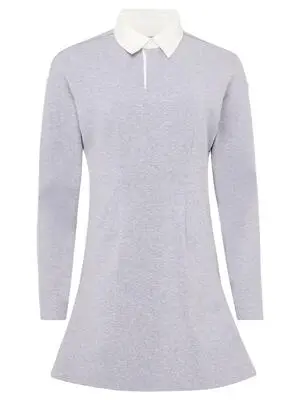 JW Anderson Long Sleeve Polo Dress - Multicolor