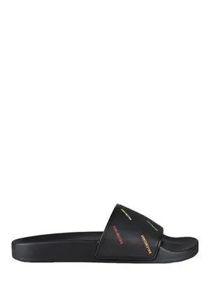 Balenciaga Rubber Slides - Black