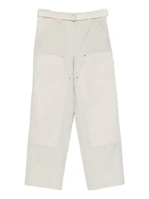 SACAI X CARHARTT WIP Wool Blend Trousers - Multicolor