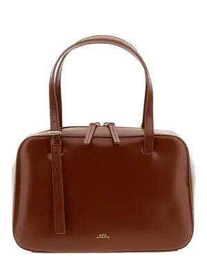 A.p.c. Virginie Smooth Leather Box Bag - Multicolor