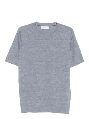 Brunello Cucinelli Linen Blend Sweater - Multicolor