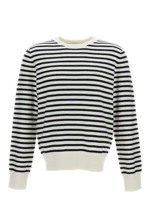 A.p.c. A.P.C. Striped Cotton-Blend Pullover Multicolor
