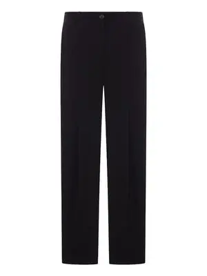 TOTÊME TOTÊME Single-Pleated Cotton Trousers