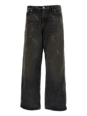 Our Legacy Our Legacy Men Straight Leg Jeans Multicolor