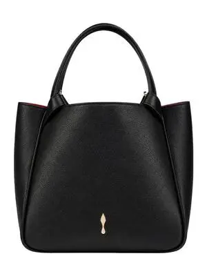 CHRISTIAN LOUBOUTIN Bettina Calfskin Tote Bag - Black