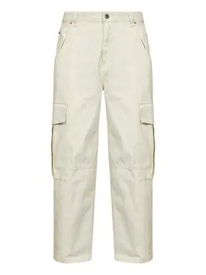 AMI Paris Cotton Baggy-fit Cargo Trousers - Multicolor
