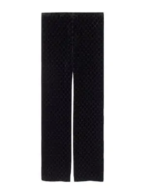 Gucci Gg Velvet Trousers - Multicolor