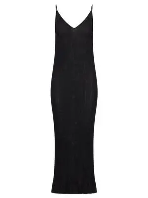 JIL SANDER Dress With Ruffles At The Bottom - Black