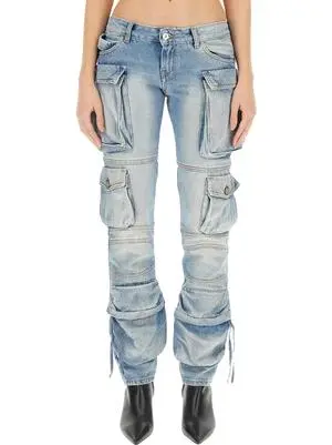 Attico THE ATTICO Cargo Jeans Blue