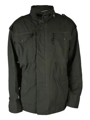 Off-White Military Hooded Field Jacket - Green