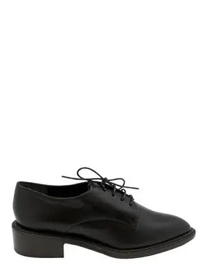 Walter Steiger Leather Oxford Shoes - Black
