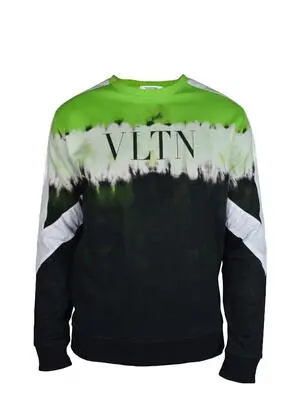 Valentino Garavani Printed Crew Neck Sweatshirt - Black