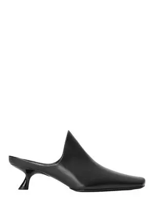 Loewe Emily Lambskin Clogs - Black