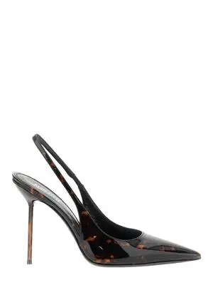 Paris Texas Lidia Slingback Pumps In Glossy Patent Leather - Multicolor