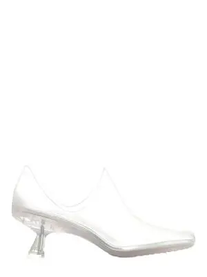 Loewe Emily Aqua Bootie 45 In Rubber With Multicolor Socks - White