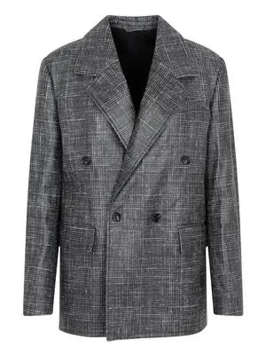Bottega Veneta Printed Leather Jacket - Black