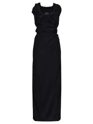 VIVIENNE WESTWOOD Viscose And Silk Ginnie Amber Long Dress - Multicolor