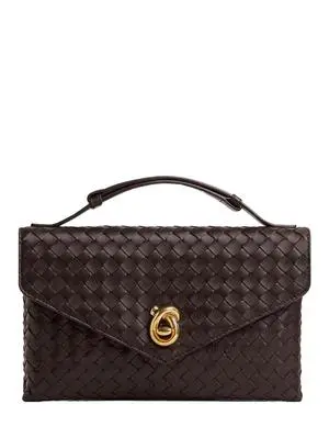 Bottega Veneta Knot Lock Bag - Brown