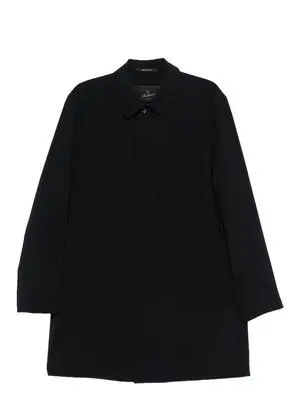 MONTECORE Single Breasted Coat - Blue