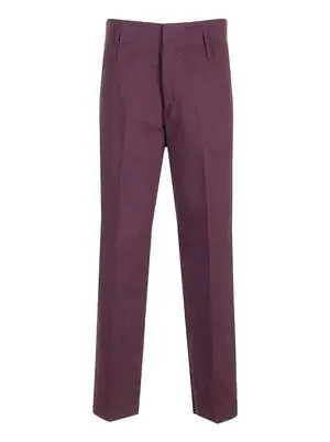 FORTE_FORTE Twill Cotton Chino Pants - Multicolor