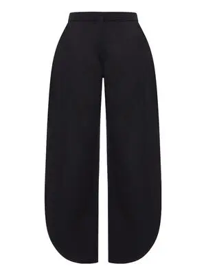 Alaïa Petal Wool Trousers - Black