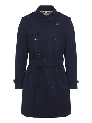 Burberry Kensington Trench Coat - Blue