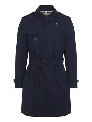 Burberry Kensington Trench Coat - Blue