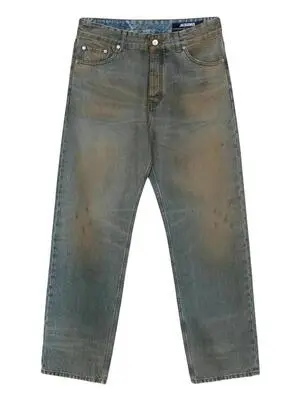 Jacquemus Straight-leg Denim Trousers - Blue
