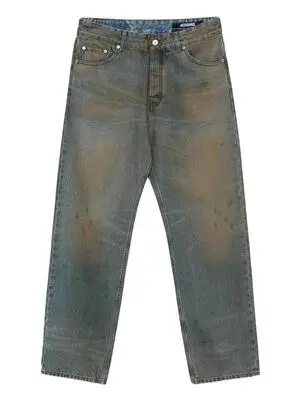 Jacquemus Straight-leg Denim Trousers - Blue